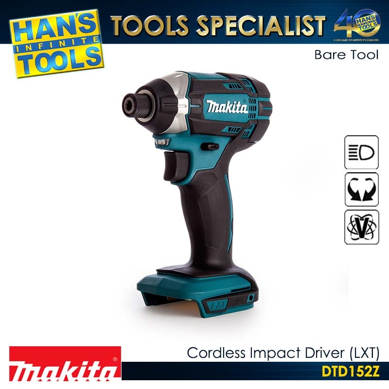 Makita DTD152Z Cordless Impact Driver 165Nm LXT 18V (Bare Tool) – HANS ...