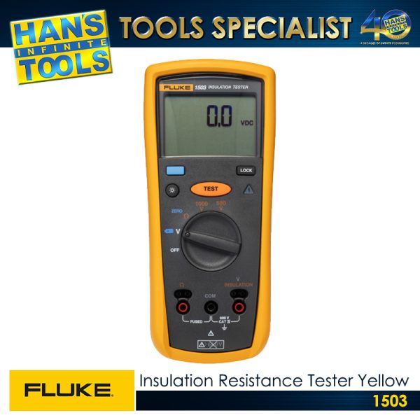 Fluke 1503 Digital Insulation Resistance Meter - HANS INFINITE TOOLS