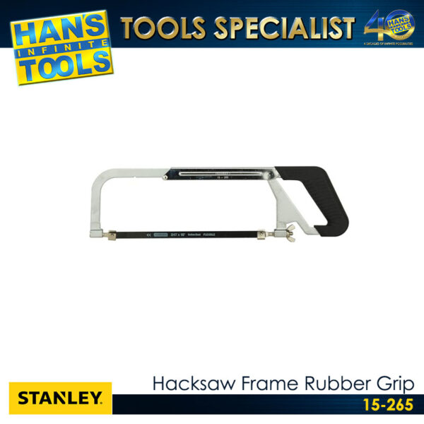 Stanley 15-265 Hacksaw Frame Rubber Grip - HANS INFINITE TOOLS